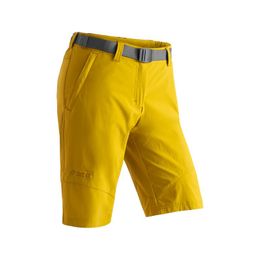 Maier Sports Funktionsshorts »Lawa« Damen Shorts, kurze Wanderhose, Outdoorhose mit 2 Taschen, Regular Fit gelb 23 - Kurzgrößen Kurzgrößen 23...