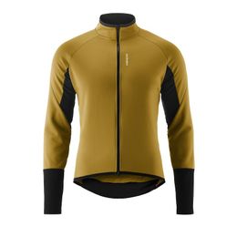 Gonso Fahrradjacke »ROAD JACKET SOFTSHELL 2 M« Herren Softshell-Jacke, atmungsaktive Radjacke, Tight Fit senf XXL XXL Enganliegende Passform