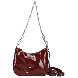 Umhängetasche Steve Madden "Steve Madden Taschen Lederimitat", Damen, Gr. onesize, rot lack, Lederimitat, Taschen