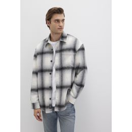 Langarmhemd Mavi "CHECK SHIRT", Herren, Gr. XXL, US-Gr&ouml;&szlig;en, turtledove check, 48% Acryl, 26% Polyester, 20% Baumwolle, 6% Viskose, kariert, oversize normal, eng normaler Saum, Hemden, Karo Overshirt