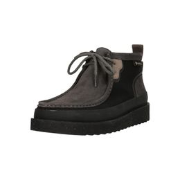 Stiefel Clarks "Wallabee FTR Gore-Tex", Damen, Gr. 42,5, schwarz, grau, Kunstfaser, Leder, Schuhe Stiefel, mit wetterfester GoreTex-Impr&auml;gnierung