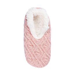 Haussocken s.Oliver "warm & cozy", Damen, Gr. 37 (38), rosa (adobe rose), Materialmix, unifarben, Socken, mit elastischem Bund
