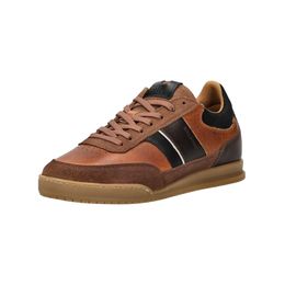 Sneaker Bullboxer "Bullboxer Sneaker Leder", Herren, Gr. 45, cognac, Leder, Schuhe Sneaker
