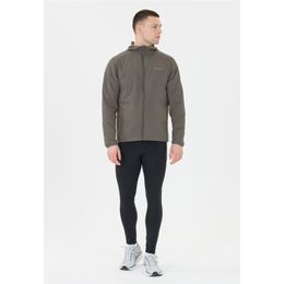 Laufjacke Endurance "Maliksi", Herren, Gr. M, grau, 100% Polyamid, unifarben, normal, ohne Ausschnitt, Jacken, mit funktionalem Bionic Finish