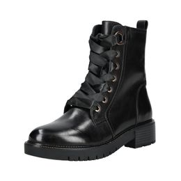 Schnürstiefelette REGARDE LE CIEL "Regarde Le Ciel Stiefelette Leder", Damen, Gr. 38, schwarz, Leder, Schuhe