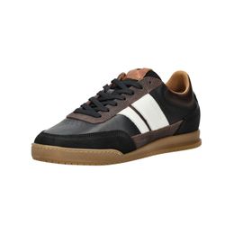 Sneaker Bullboxer "Bullboxer Sneaker Leder", Herren, Gr. 42, braun, wei&szlig;, Leder, Schuhe Sneaker