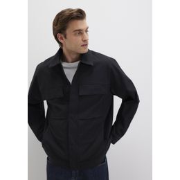 Blouson Mavi "JACKET", Herren, Gr. M, schwarz, 75% Polyester, 25% Elastomultiester, unifarben, normal normal, Jacken Blouson, Funktionsjacke