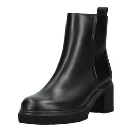 Stiefelette Gabor "Gabor Stiefelette Glattleder", Damen, Gr. 37,5, schwarz, Glattleder, Schuhe
