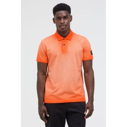 Poloshirt CMPD, Herren, Gr. M, orange, Piqu&eacute;, Material: 100% Baumwolle, unifarben, regular fit normal, hoch geschlossener Ausschnitt, eingesetzt gerader Abschluss, Shirts, aus Baumwolle