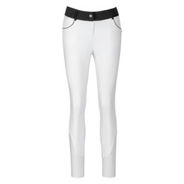 Black Forest Grip-Vollbesatz-Reithose weiß Damen 84