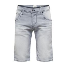 Mustang Shorts 'Chicago' Herren Größe 29 grey denim