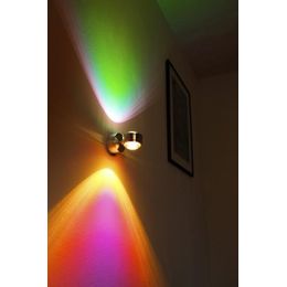 hofstein Indore Wandleuchte LED Aluminium, 2-flammig