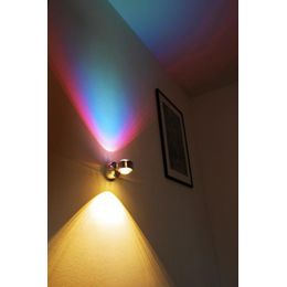 hofstein Indore Wandleuchte LED Aluminium, 2-flammig