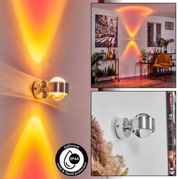hofstein Indore Wandleuchte LED Aluminium, 2-flammig