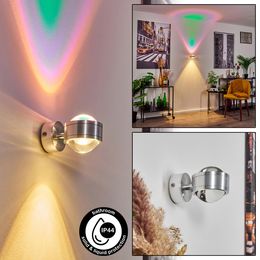 hofstein Indore Wandleuchte LED Aluminium, 2-flammig