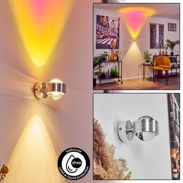 hofstein Indore Wandleuchte LED Aluminium, 2-flammig