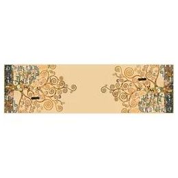 Tischläufer CASATEX "Lebensbaum" Gr. 1, beige, B:40cm L:140cm, Polyester, Tischdecken, 100% Polyester