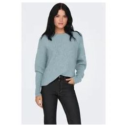 Strickpullover Only "ONLDANIELLA L/S PULLOVER KNT NOOS", Damen, Gr. M, arona detail:melange, Strick, Obermaterial: 77% Polyacryl, 19% Polyester, 4% Elasthan, unifarben, regular fit normal, Rundhals, Fledermausärmel Rippstrickbündchen, Pullover
