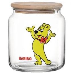 Ritzenhoff & Breker Vorratsglas RITZENHOFF & BREKER "HARIBO Hands Up, 1,1 Liter", bunt, H:13cm, Lebensmittelaufbewahrungsbehälter, Maße: 12 x 12 x 13 cm
