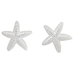 Paar Ohrstecker Firetti "Schmuck Geschenk Silber 925 Ohrschmuck Seestern", silber (silberfarben), Ohrringe, Damen, Silber 925 (Sterlingsilber)