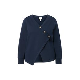 Ulla Popken Sweatjacke Damen Gr&ouml;&szlig;e M/L marine