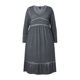 Ulla Popken Kleid Damen Gr&ouml;&szlig;e 50/52 graphit Winterkleid
