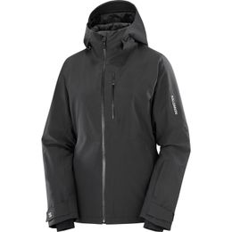 Salomon Highland Skijacke Damen - schwarz - Gr. S - Polyester/Elastan