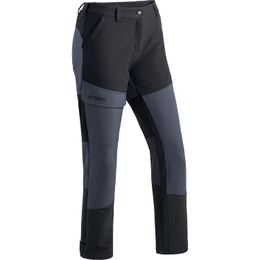 Maier Sports Fleeceflex Wanderhose Damen - schwarz - Gr. 42 - Polyester/Elastan