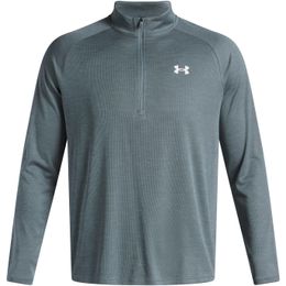Under Armour Tech Textured Funktionsshirt Herren - blau - Gr. M