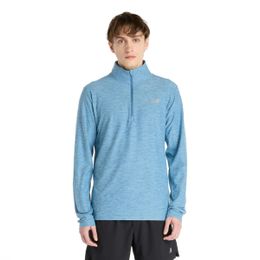New Balance Space Dye Quarter Zip Shirt Herren