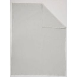 Wohndecke Biederlack Gr. 3, grau, B:100cm L:150cm, 58% Baumwolle, 35% Polyacryl, 7% Polyester, Wohndecken
