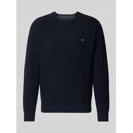 Fynch-Hatton Strickpullover aus reiner Baumwolle