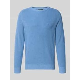 Fynch-Hatton Strickpullover aus reiner Baumwolle