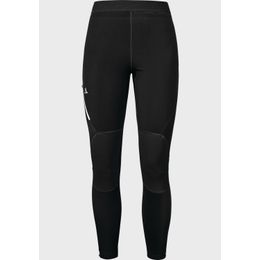 Schöffel Outdoorhose SCHÖFFEL "Tights Tristkopf L", Damen, Gr. 34, Normalgrößen, schwarz (9990, schwarz), Oberstoff : 85% Nylon 15% Elasthan, Hosen
