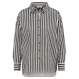 Sublevel Hemd in Schwarz/ Wei&szlig; - 60% | Gr&ouml;&szlig;e XXL | Damen-blusen