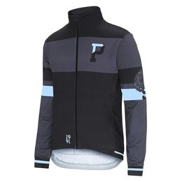 Protective Fahrradtrikot ''P-Fergus'' in Grau/ Schwarz - 61% | Gr&ouml;&szlig;e 3XL | Herren-sportshirts