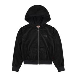 Levi's Kids Sweatjacke in Schwarz - 49% | Größe 164 | Kinder-sweatshirts-jacken