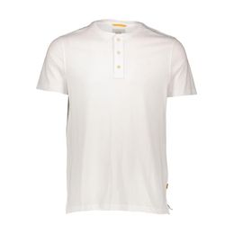 Camel Active Shirt "Henley" in Weiß - 47% | Größe L | Herren-plussize