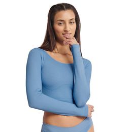 Sloggi Longsleeve in Hellblau - 43% | Gr&ouml;&szlig;e M | Damen-tops