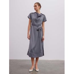 BGN Kleid in Anthrazit - 89% | Größe 38 | Damen-kleider