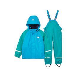 Helly Hansen 2tlg. Regenoutfit "Bergen 2.0" in Blau/ Grün - 51% | Größe 29-31 | Kinder-outdoor-jacken