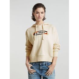 G-Star Raw G-Star Hoodie in Creme - 42% | Gr&ouml;&szlig;e M | Damen-sweatshirts-jacken