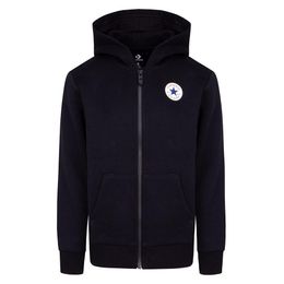 Converse Sweatjacke in Schwarz - 47% | Größe 110/116 | Kinder-sweatshirts-jacken