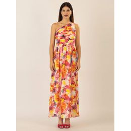 Apart Kleid in Pink/ Gelb - 54% | Größe 36 | Damen-kleider