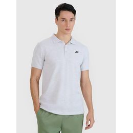 4F Poloshirt in Grau - 52% | Größe S | Herren-plussize