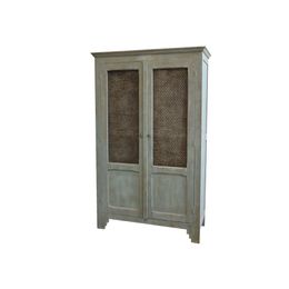 Chic Antique Alter französicher Wäscheschrank Landhausstil, Shabby Chic, Vintage, Möbel