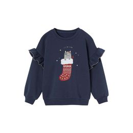 Vertbaudet Sweatshirt in Dunkelblau - 10% | Größe 128 | Kinder-sweatshirts-jacken