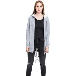 Urban Classics Sweatjacke in Grau - 47% | Größe M | Damen-sweatshirts-jacken
