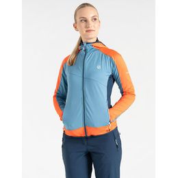 Dare 2b Fleecejacke "Traversing Core" in Blau/ Orange - 68% | Gr&ouml;&szlig;e 36 | Damenjacken