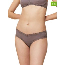 Triumph 2er-Set: Slips in Taupe - 64% | Gr&ouml;&szlig;e 42 | Damen-unterteile